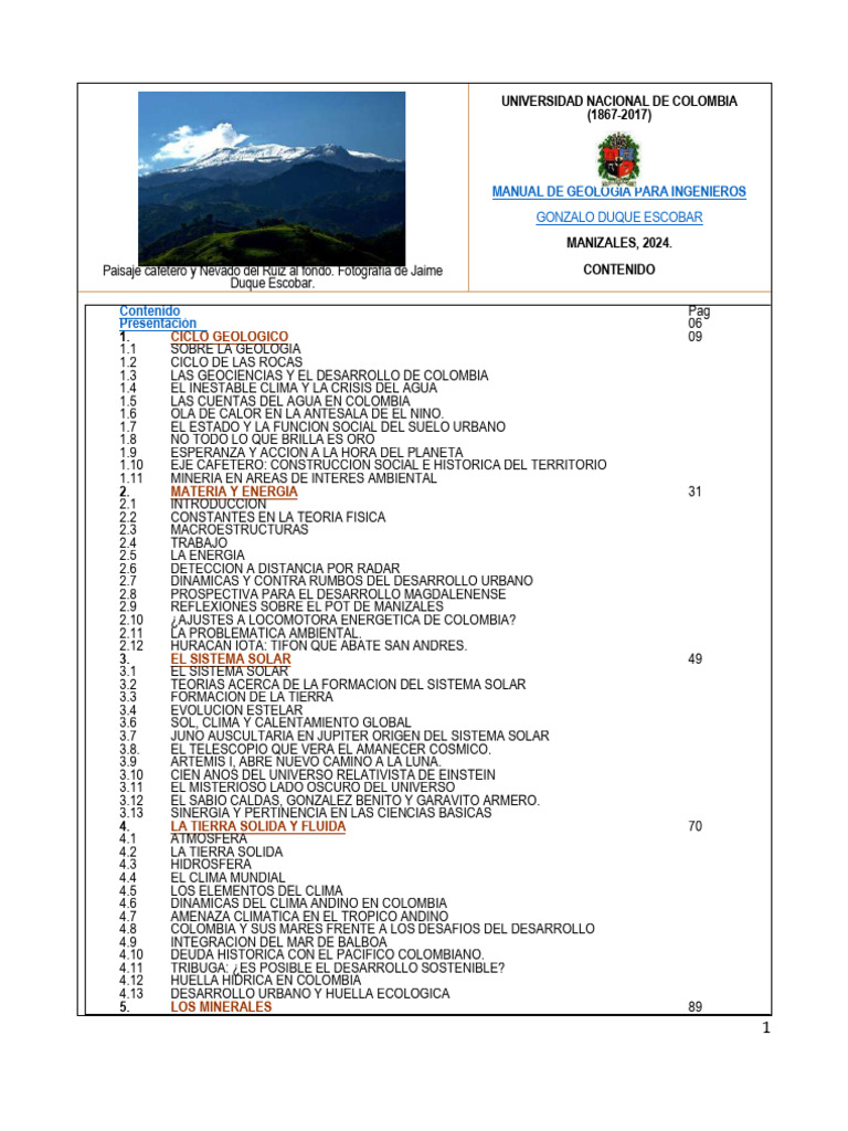 Manual Geo | PDF | Roca (geología) | Magma
