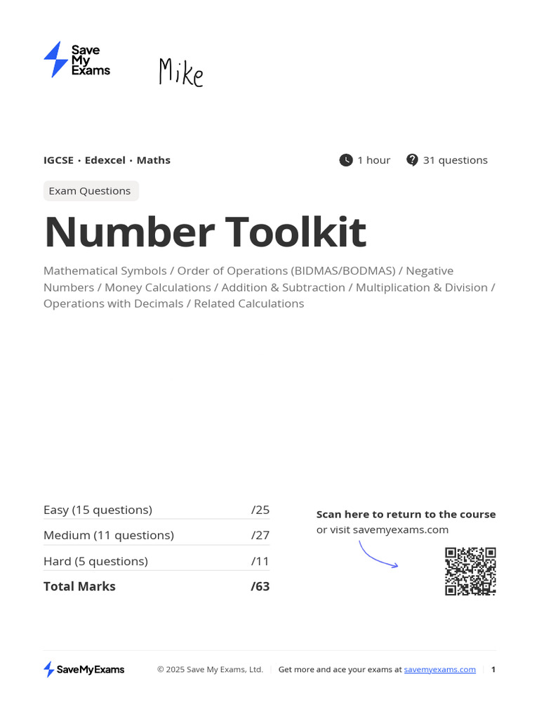 Unit 1-1 Math | PDF | Numbers | Mathematical Notation