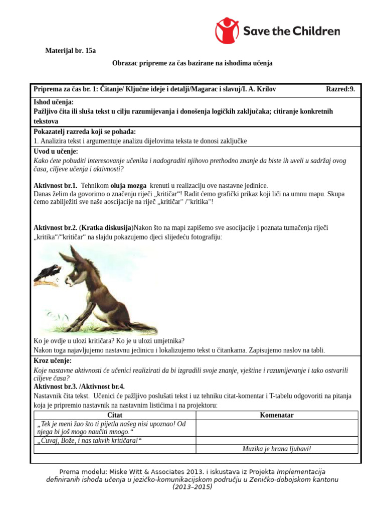 Set Magarac I Slavuj | PDF