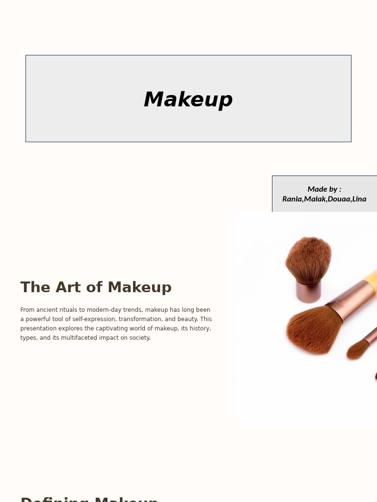 The Art of Makeup | PDF