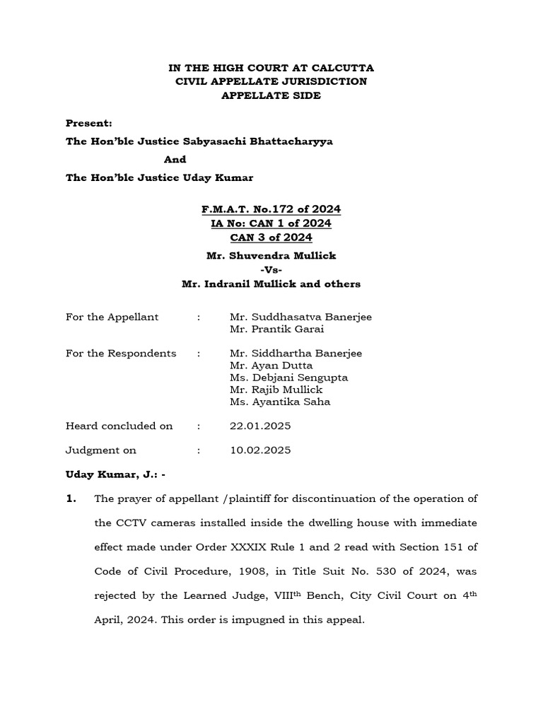 Microsoft Word Correction Fmat 172 Of 2024 586131 Pdf Lawsuit