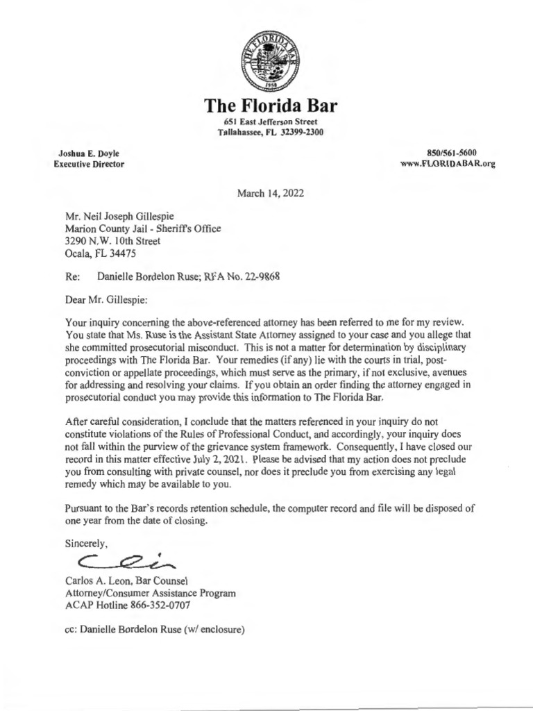 Danielle Bordelon Ruse RFA No. 22-9868 No Prosecutorial Misconduct | PDF