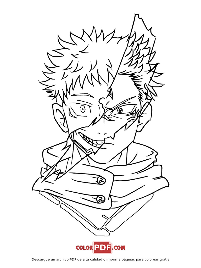 Itadori para Colorear | PDF
