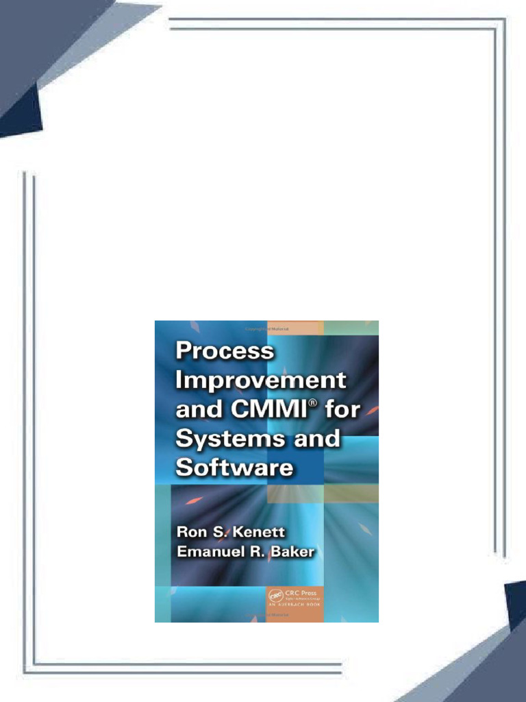 Full Download Process Improvement and CMMI for Systems and Software 1st Edition Ron S. Kenett ...