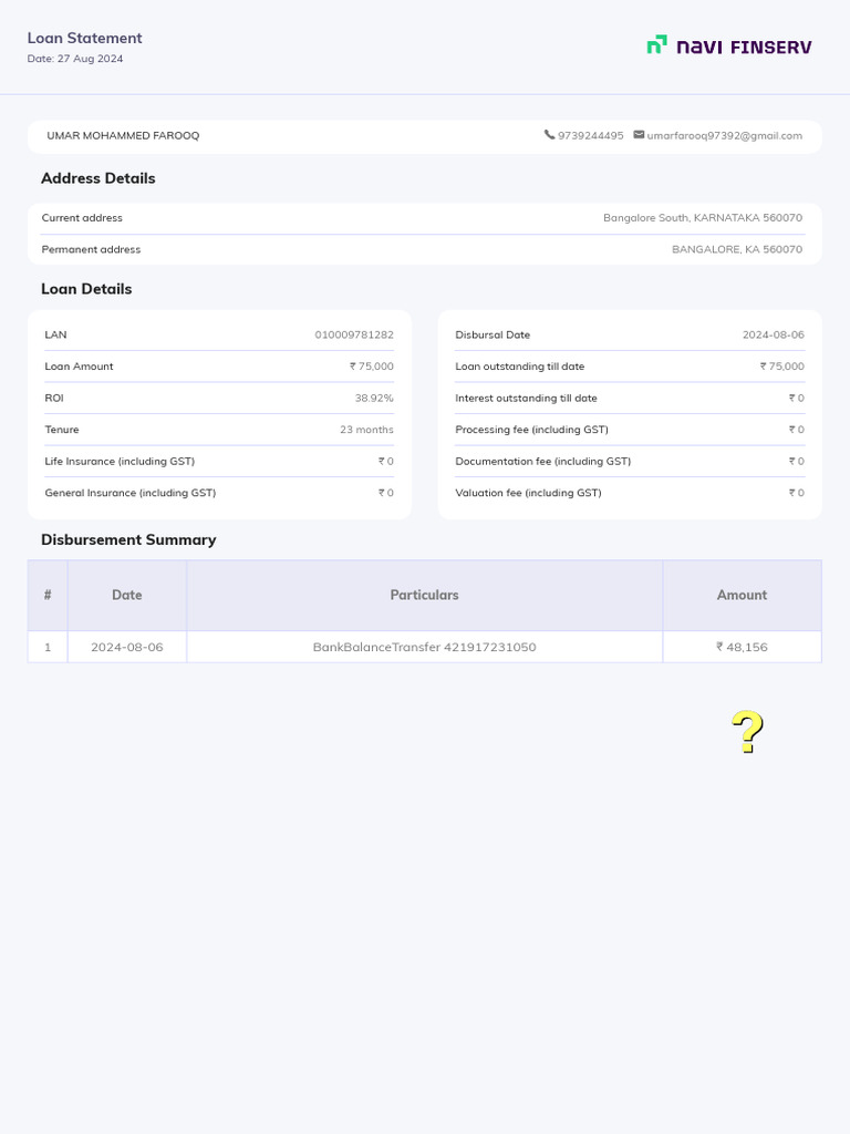 Account Statement 4 | PDF | Interest | Credit