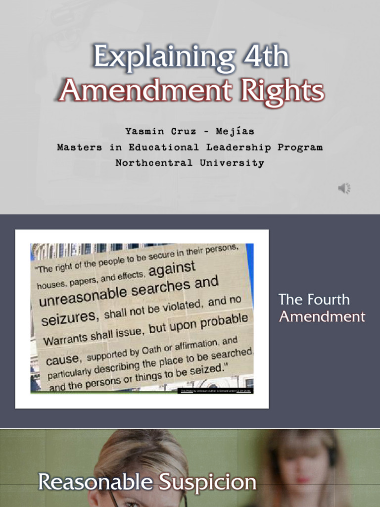 Explaining 4th Amendment Rights | PDF | Fourth Amendment To The United ...
