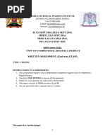 Digital Literacy Level 6 Overview | PDF | Operating System | Security