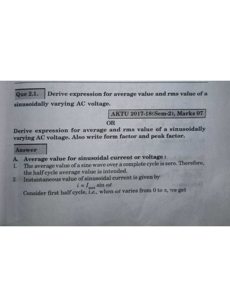 Electrical Unit2 | PDF