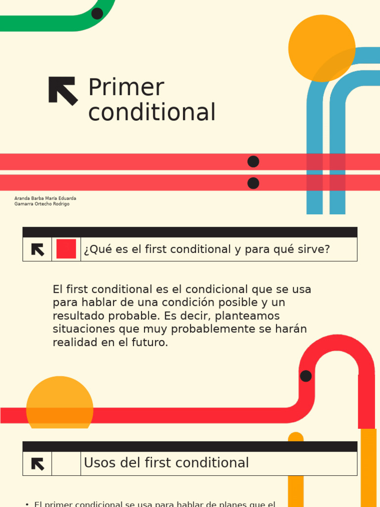 Primer Conditional | PDF | Mecánica del lenguaje | Relaciones sintácticas