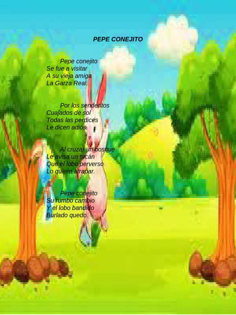 Cuentos Silvia - Pepe Conejito | PDF