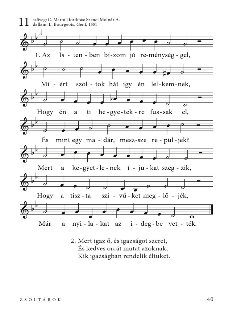 Genfi Zsoltár | PDF