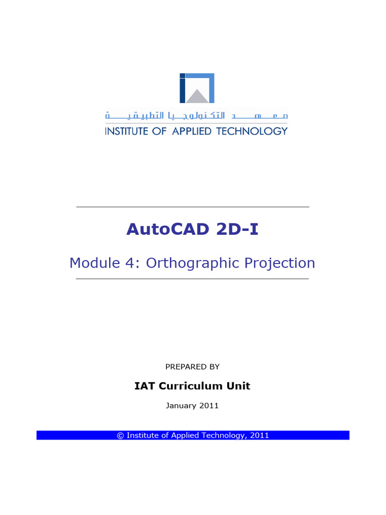 Atm1020 Autocad 2di Module4 | PDF | Geometry | Classical Geometry