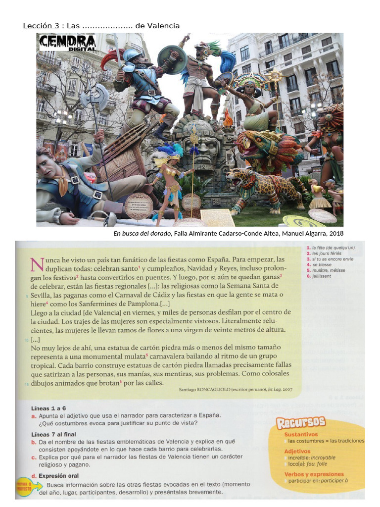 S3 CE Fallas de Valencia | PDF