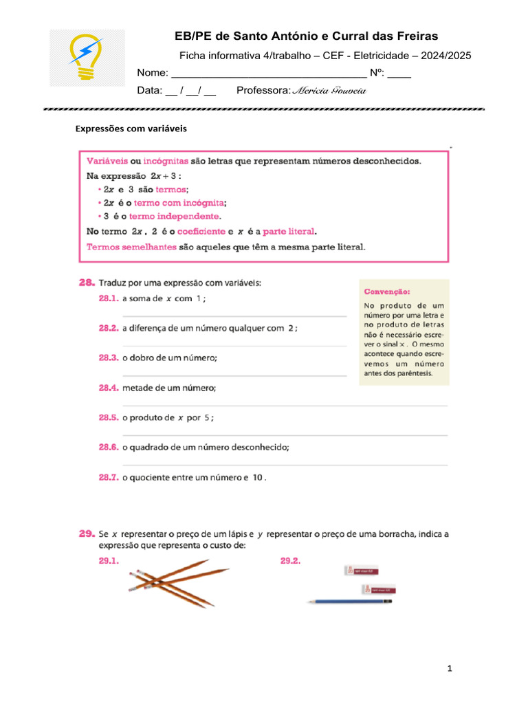 Ficha informativa:trabalho4-CEF_1ano | PDF