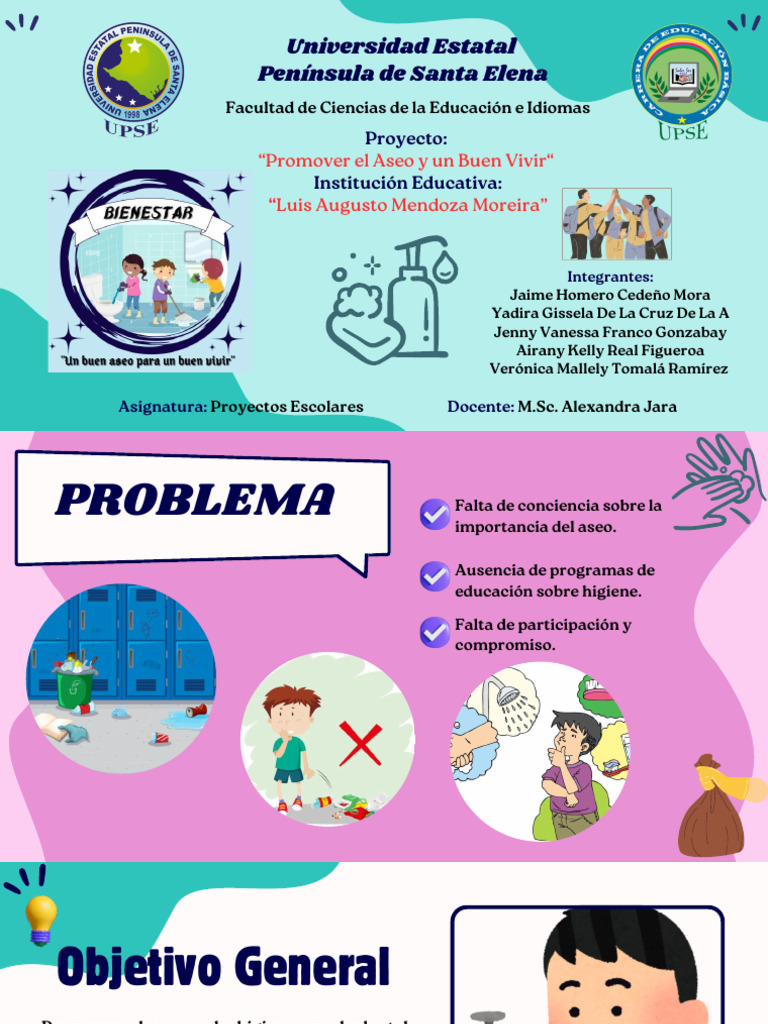 Grupo Bienestar Proyectos Escolares | PDF | Aprendizaje