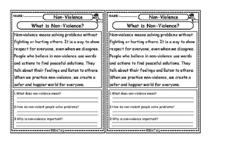 Non Violence | PDF