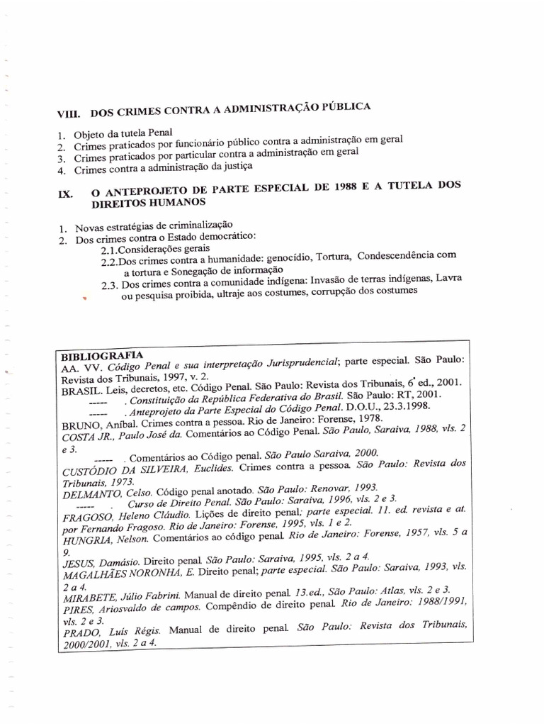 Programa de Disciplinas Dip - 2003 | PDF