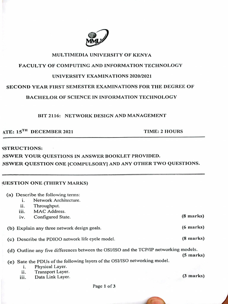 Network Design Management Pdf