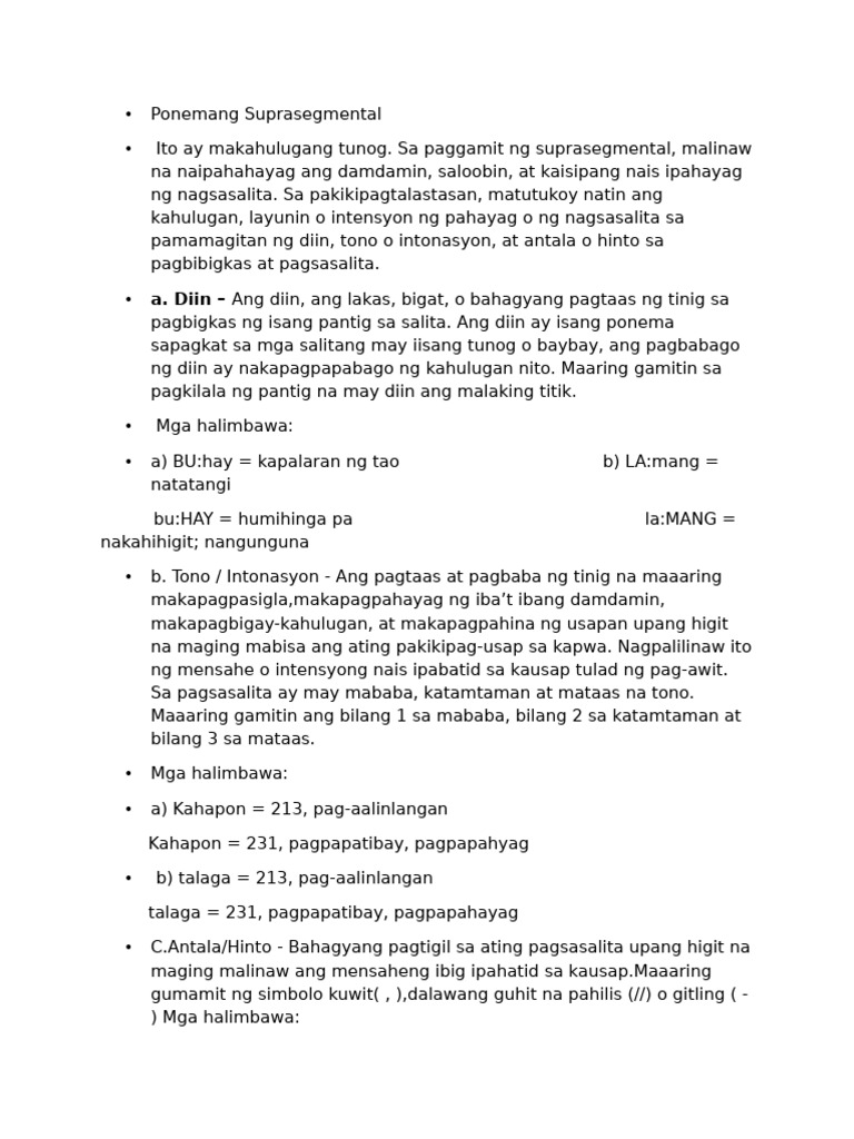 Ponemang Suprasegmental | PDF