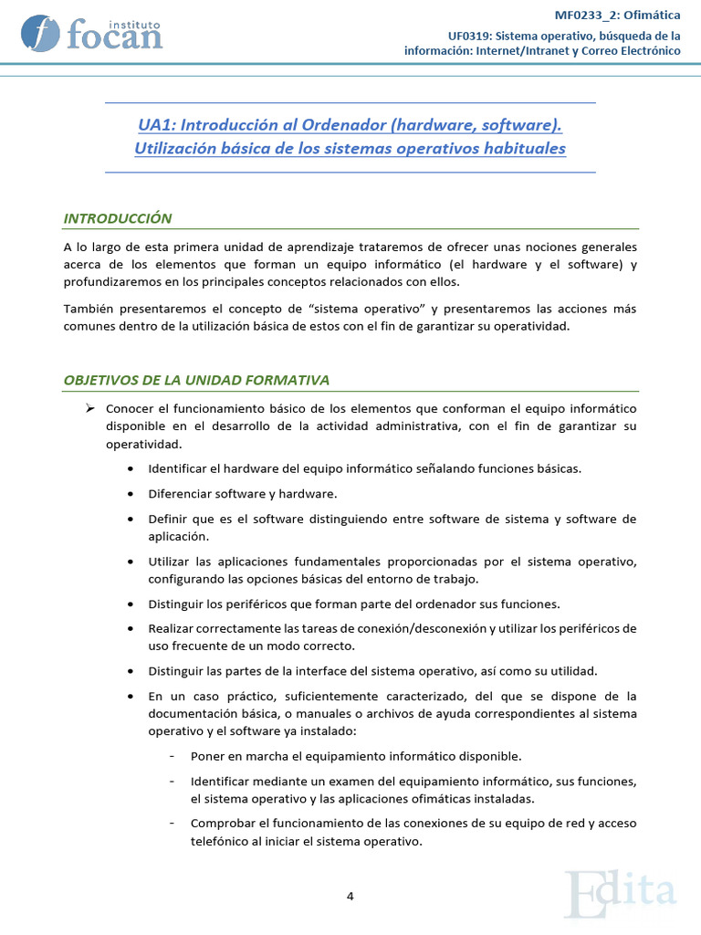 UD1 Uf0319 | PDF | Hardware de la computadora | Disco duro