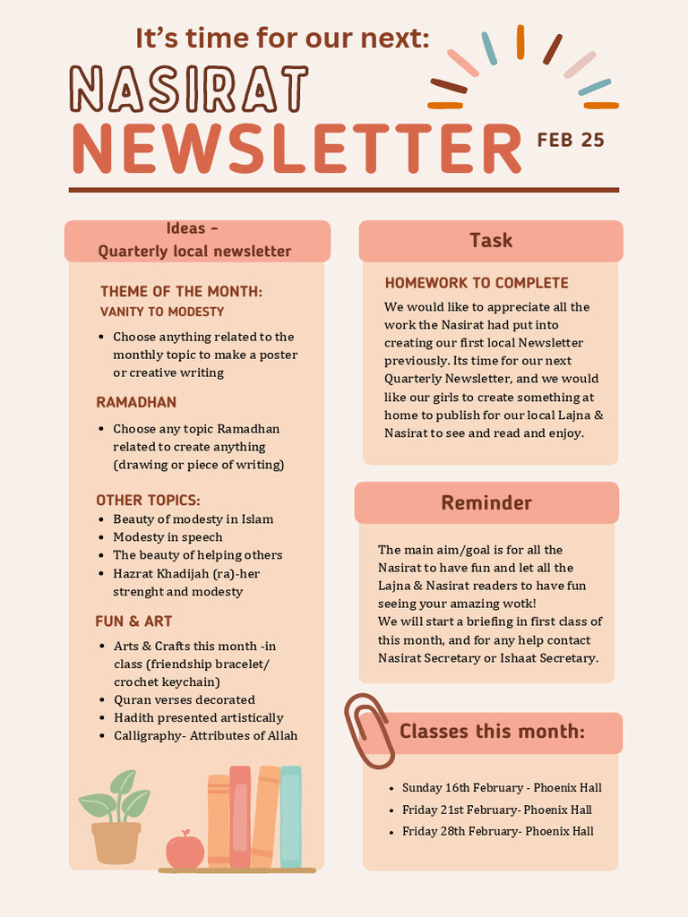 Nasirat Newsletter Task | PDF