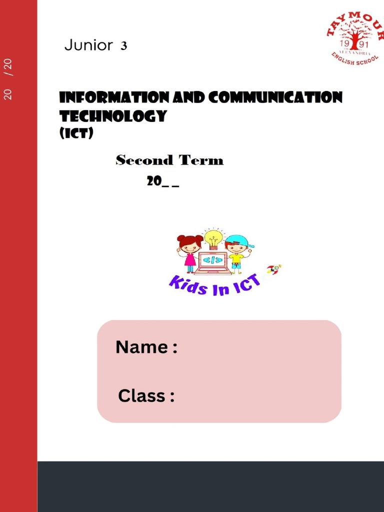 ICT j3 2nd Term | PDF