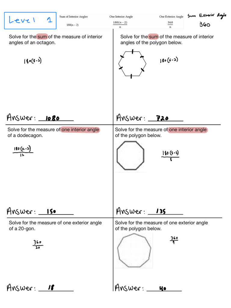 7.1 - Practice | PDF | Elementary Geometry | Geometry
