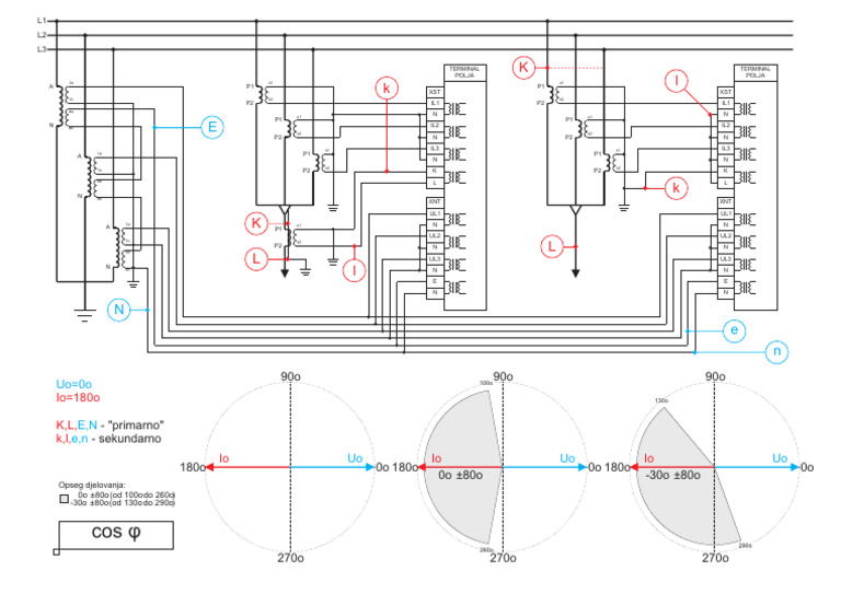 Shema Relej Vektori Cos Phi | PDF