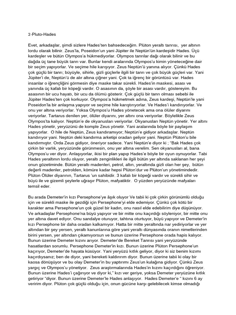 2 Pluto Hades | PDF