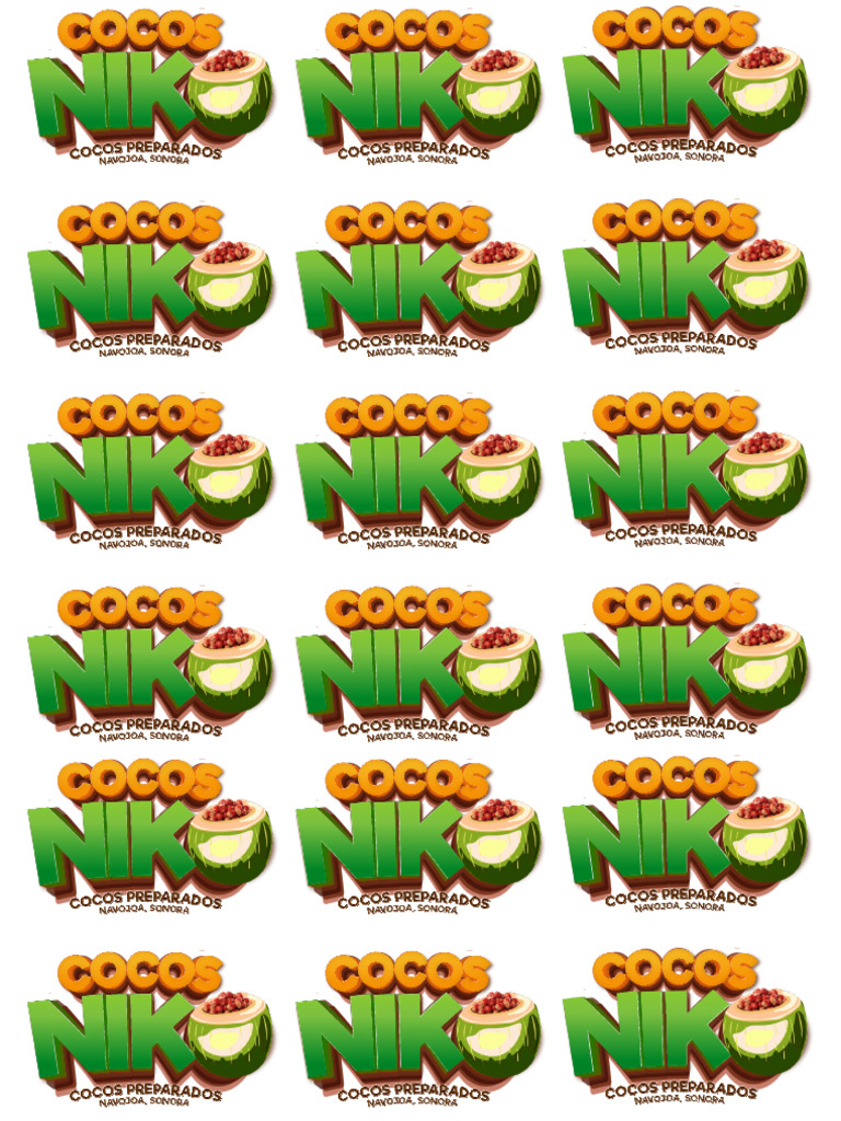 Stickers Cocos Niko | PDF