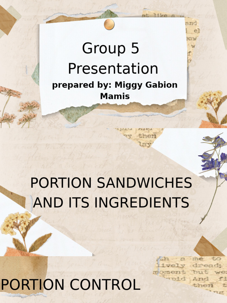 Group 5 Presentation | PDF