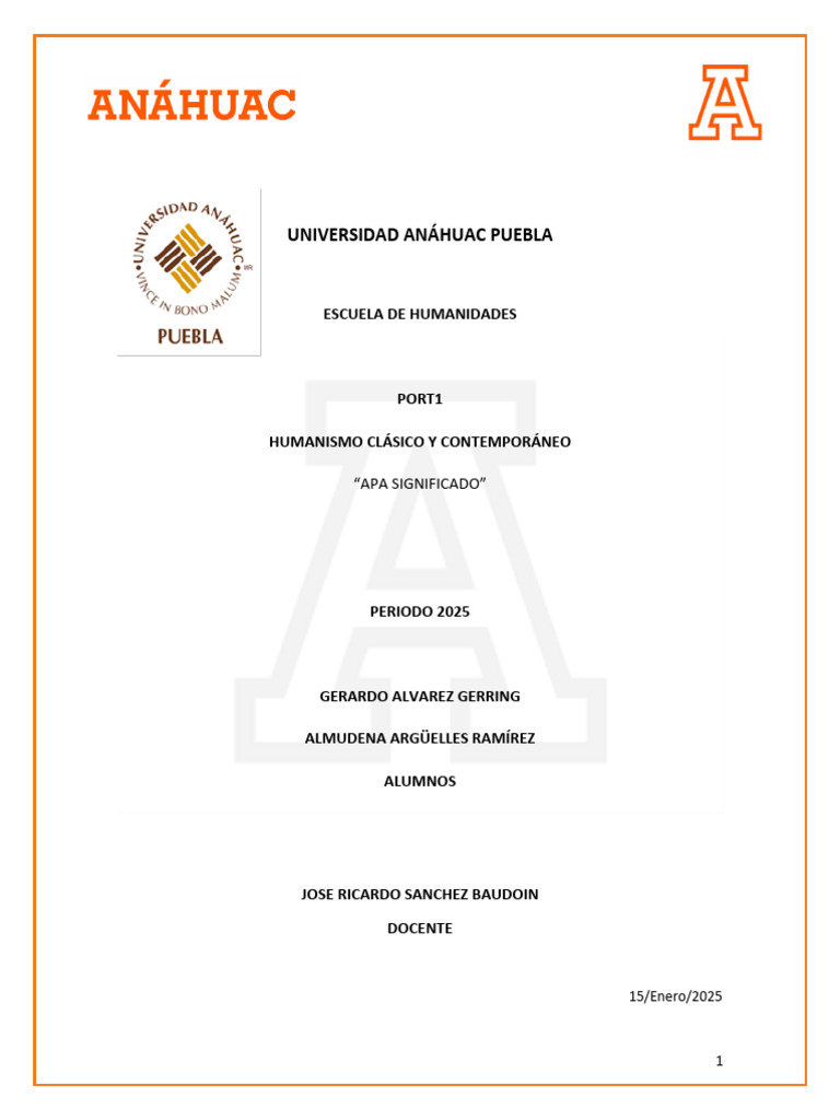 Apa Significado | PDF | México | Educación en artes liberales