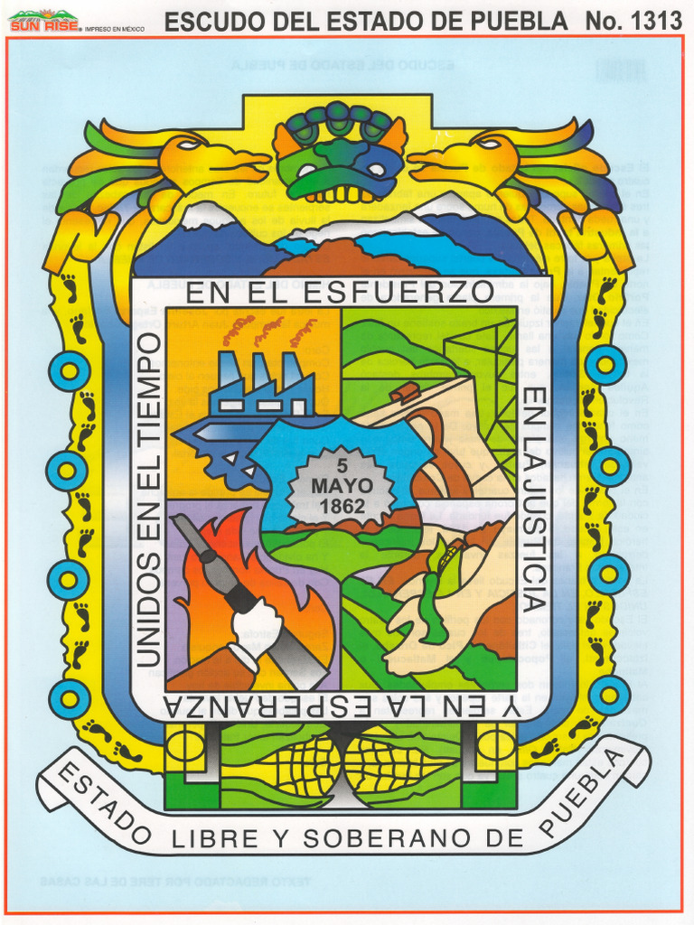 Escudo Del Estado de Puebla | PDF