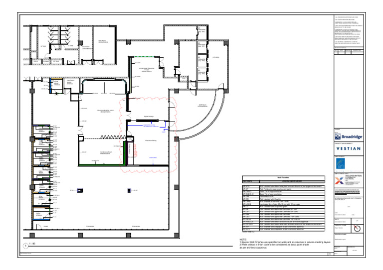 5th Floor - Wall Finishes Layout | PDF