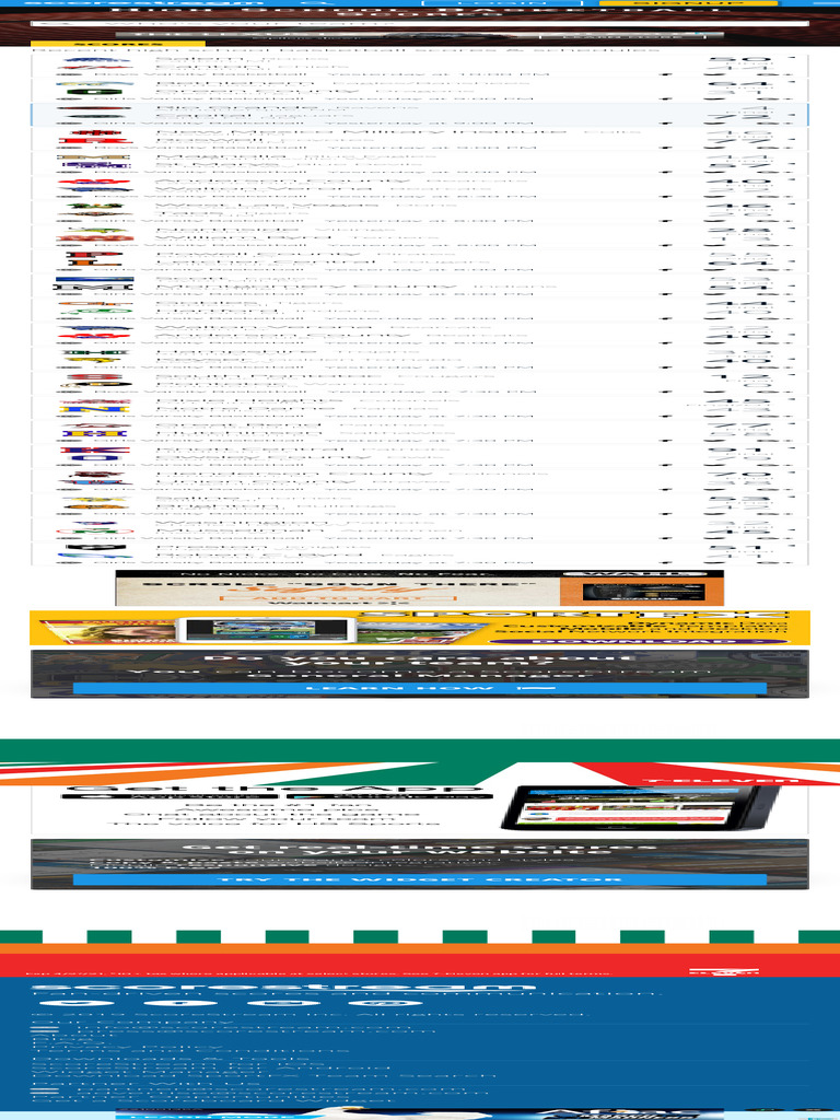 High School Basketball Scores - ScoreStream | PDF