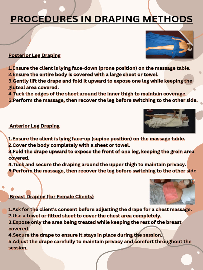Massage Draping Techniques Explained | PDF