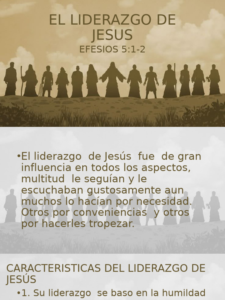 El Liderazgo de Jesus | PDF