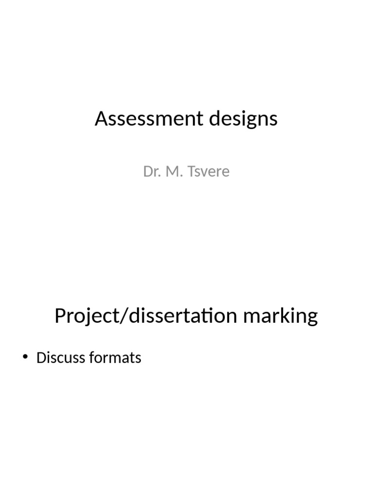 Assessments Design Pdf Educational Assessment Evaluation Methods