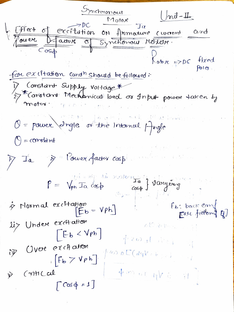 Electrical Machine II Unit 2 | PDF