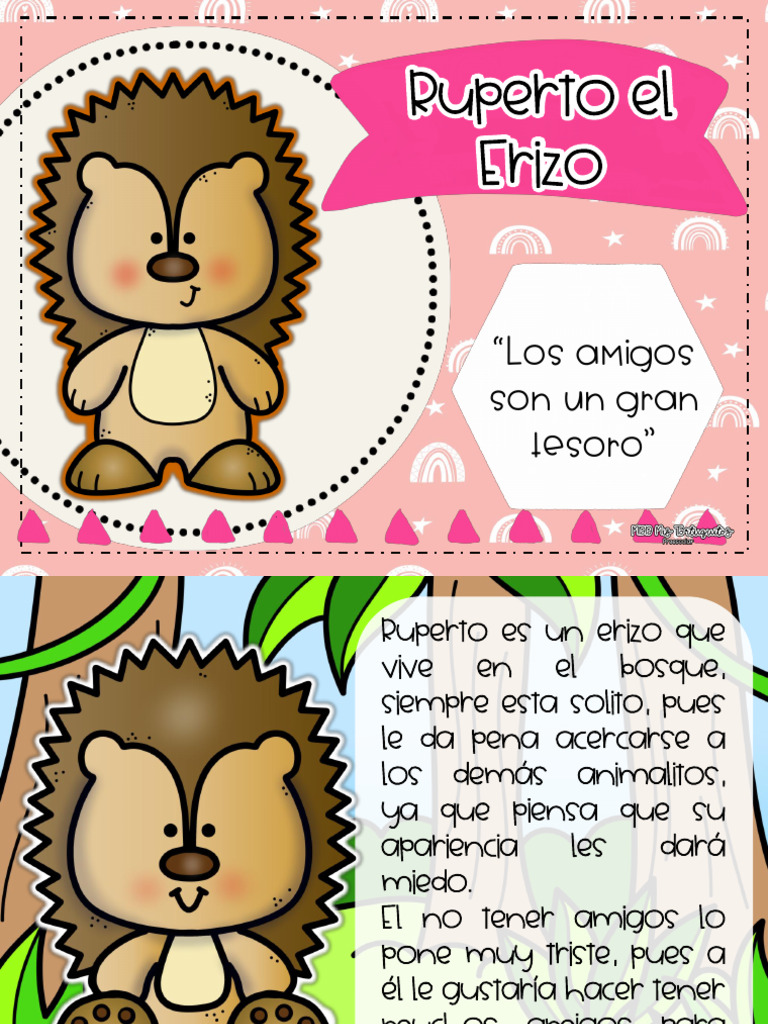 Ruperto el Erizo y la Amistad | PDF