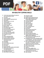Coping Skills Word Scramble Activity | PDF | Psychology | Mental Health