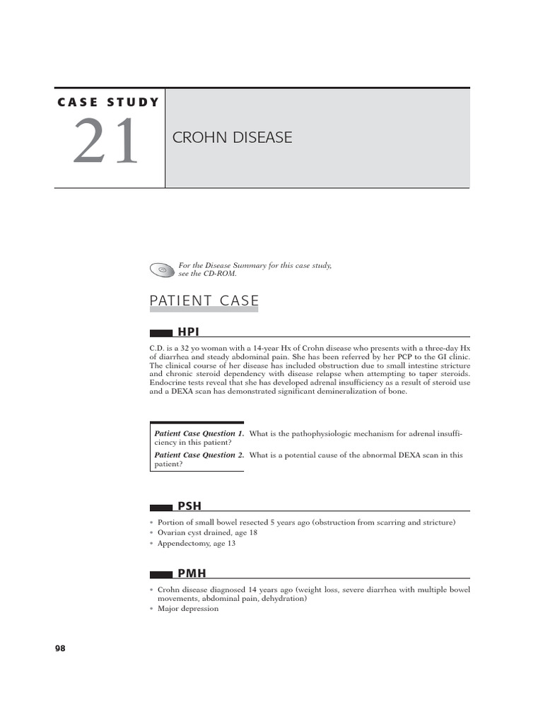 Final Case study | PDF | Crohn's Disease | Blood