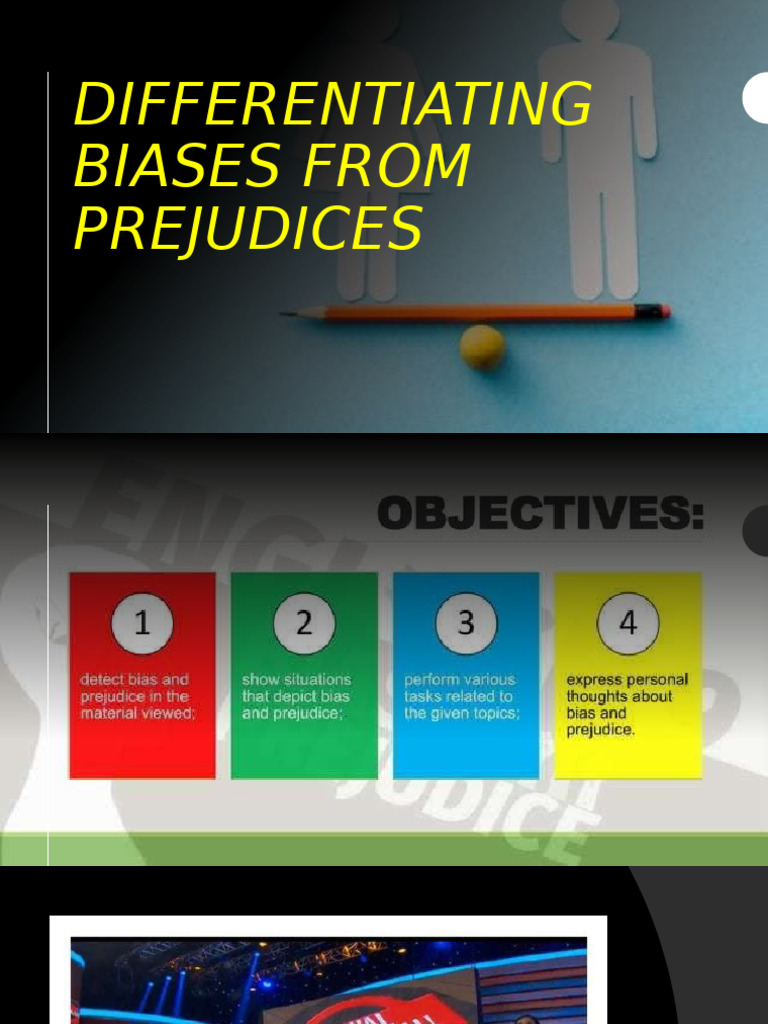Understanding Bias vs. Prejudice | PDF | Bias | Prejudices