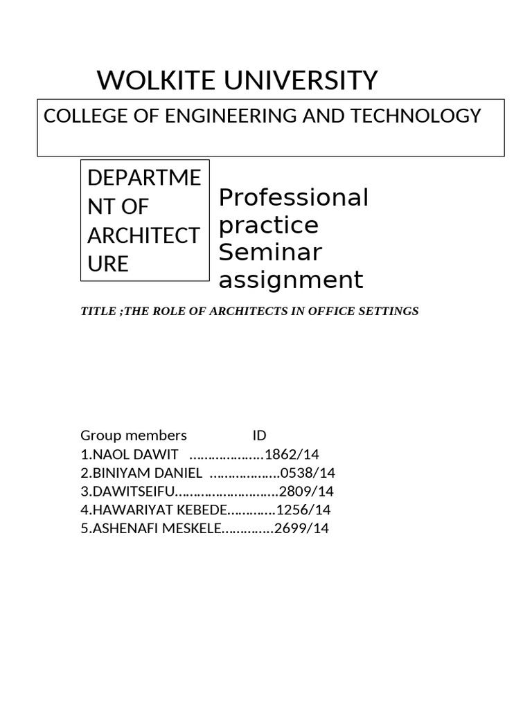 Professional Practice | PDF | Specification (Technical Standard) | Architect
