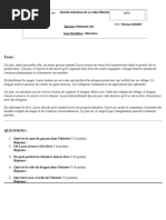 Français 5è (Etude de Texte) | PDF