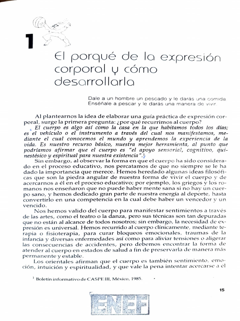 Importancia de la Expresión Corporal | PDF | Aprendizaje | Creatividad