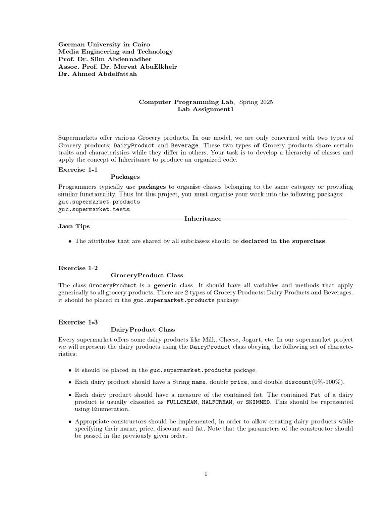 Guc 402 65 52441 2025-02-13T08 08 17 | PDF | Inheritance (Object ...