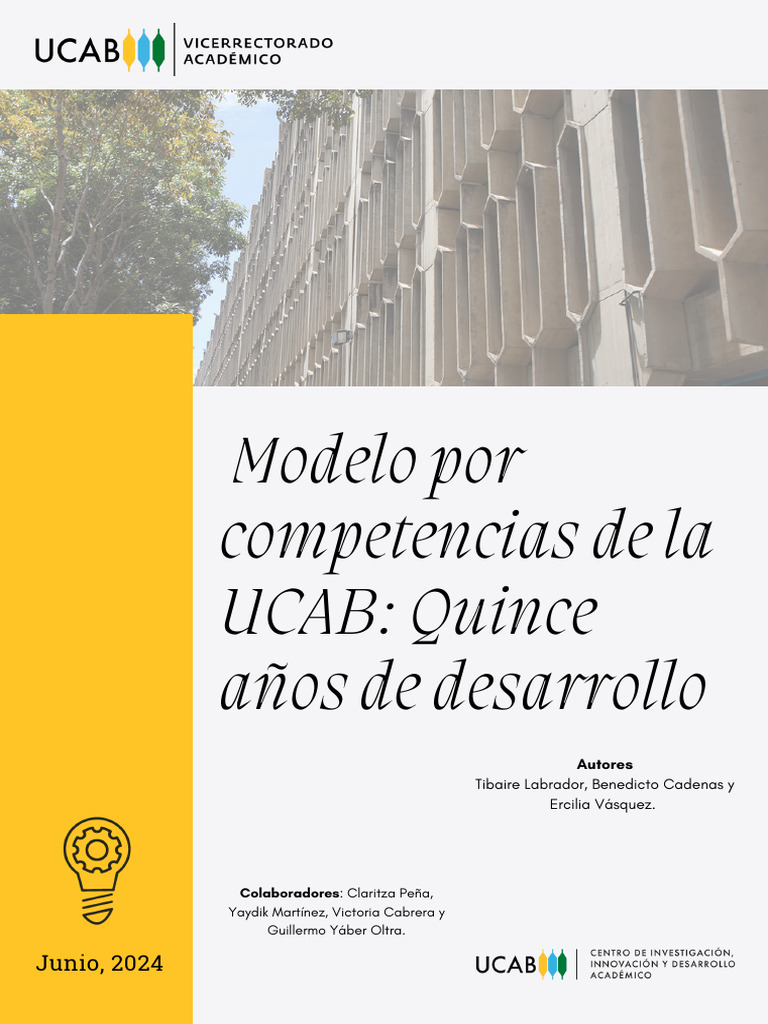 Modelo de Competencias UCAB: 15 Años de Éxito | PDF | Plan de estudios ...
