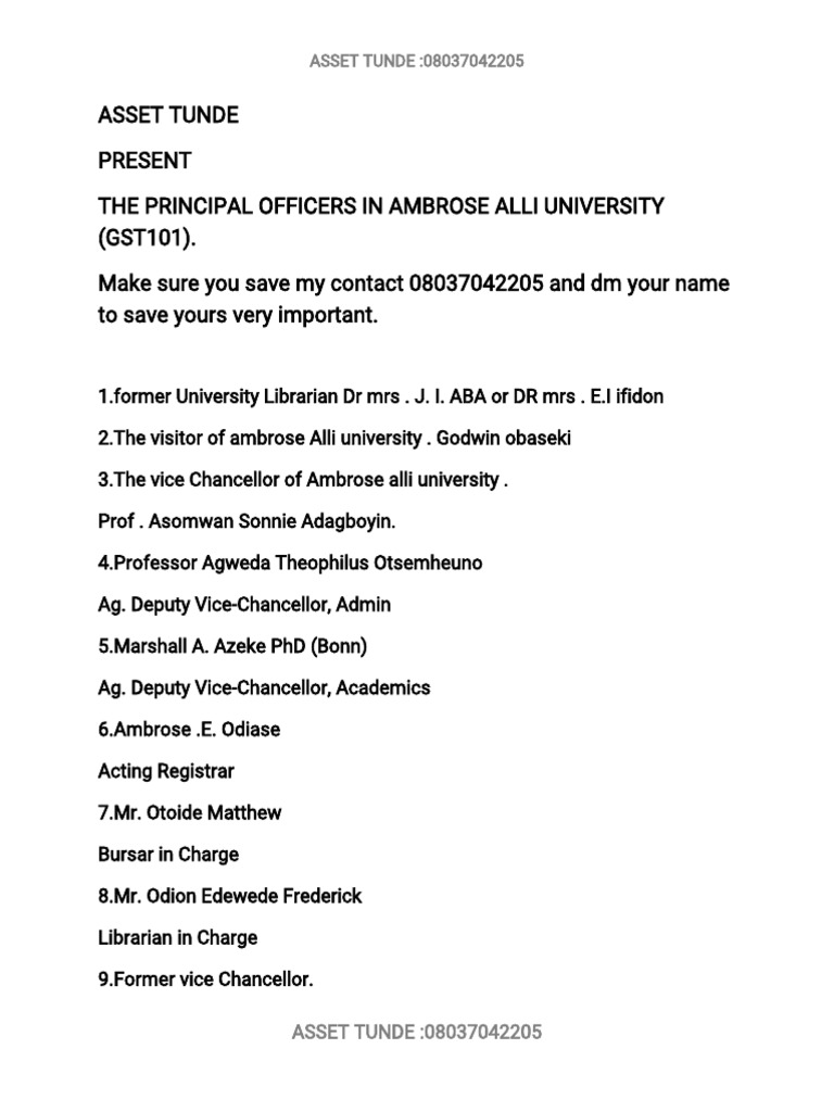 Officers GST 101 | PDF