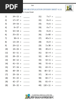 Math Practice: MDAS Worksheet | PDF